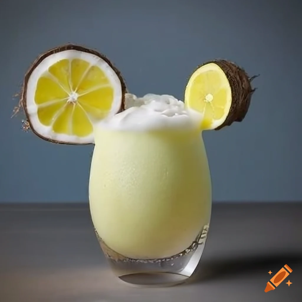 Lemon & coconut colada