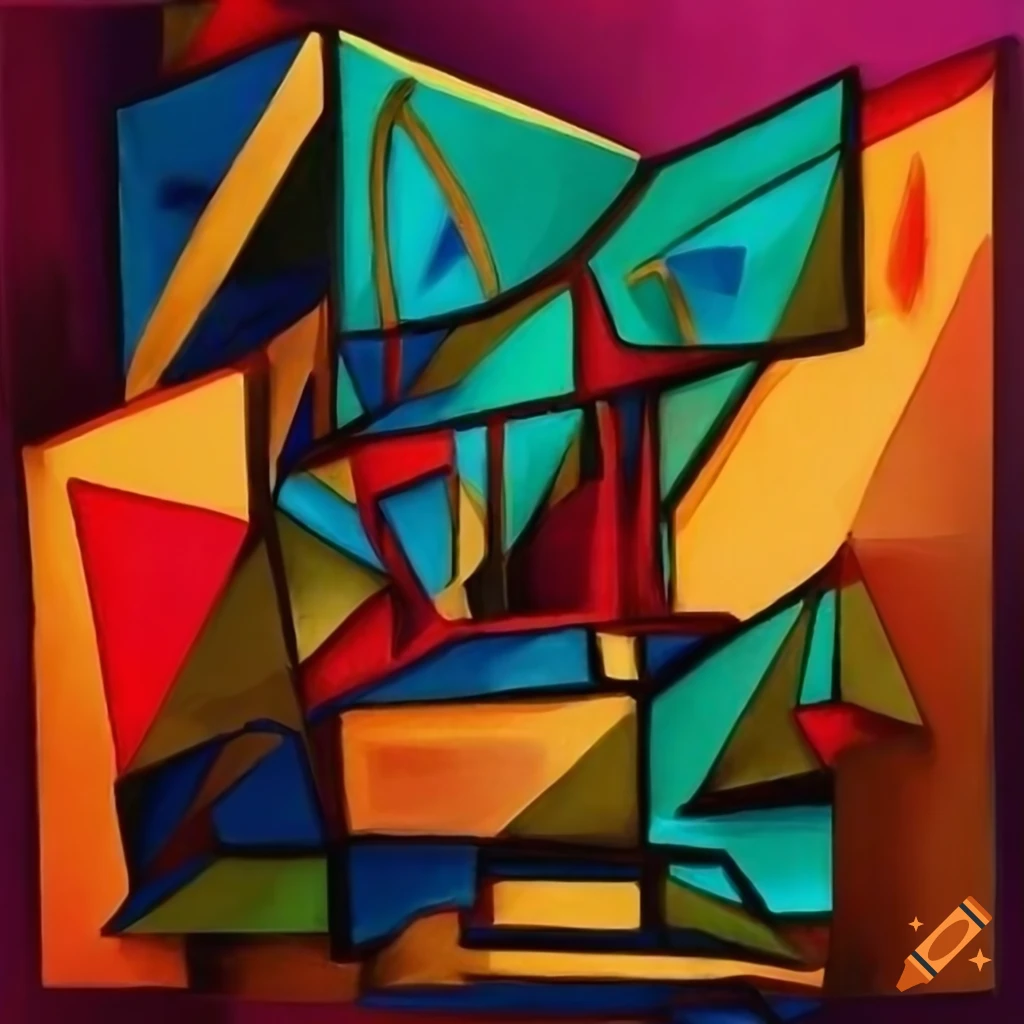 Abstract cubist entropy on Craiyon