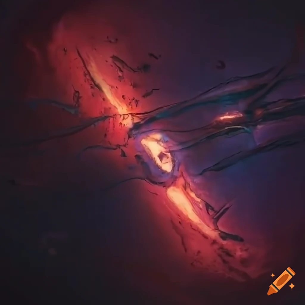 Uuniversal collapse, 4k, high definition, photorealistc
