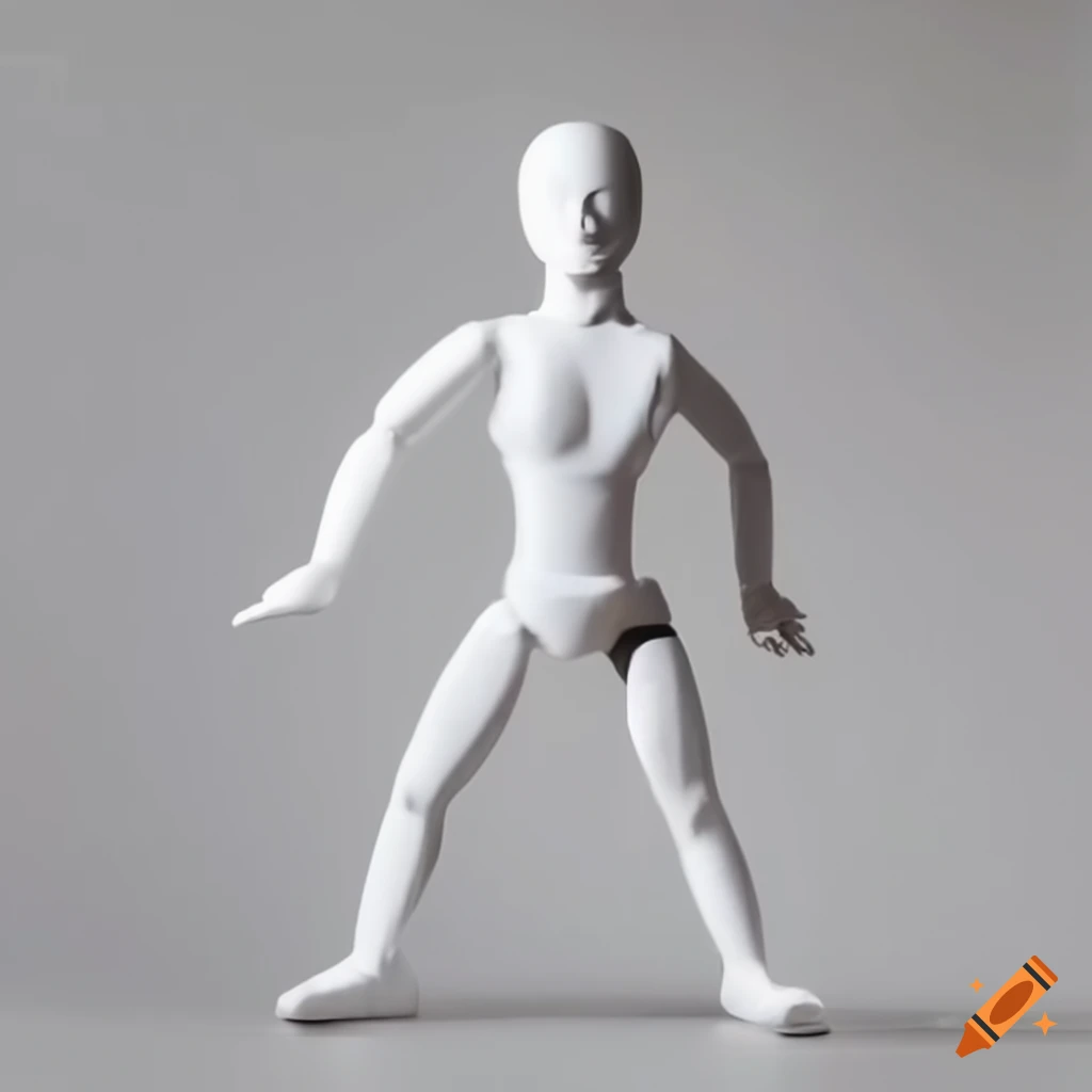 White humanoid-shaped tablets on Craiyon