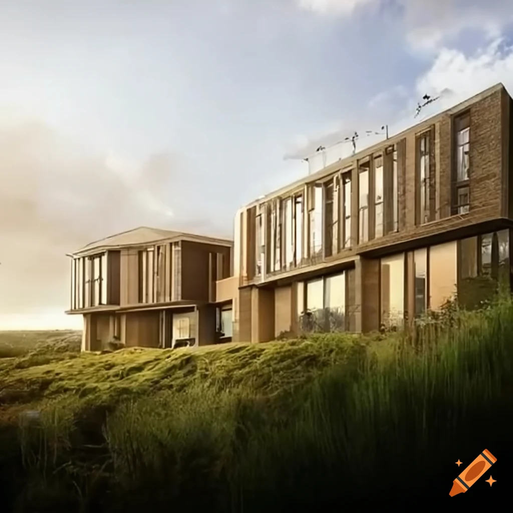 A large 3 story rectilinear modern care building in the Lancashire ...