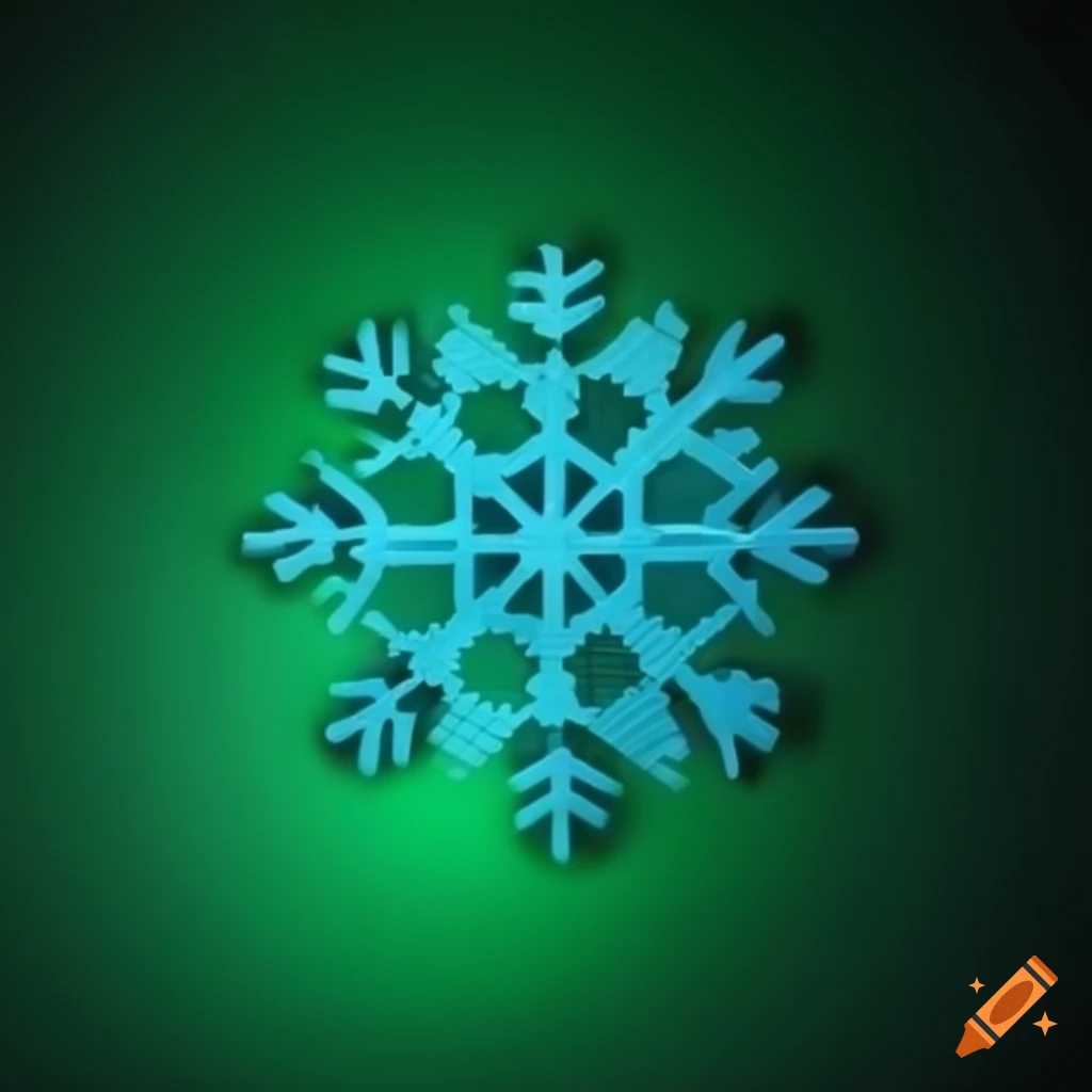Snowflake and Salesforce logo connected togheter with green background ...