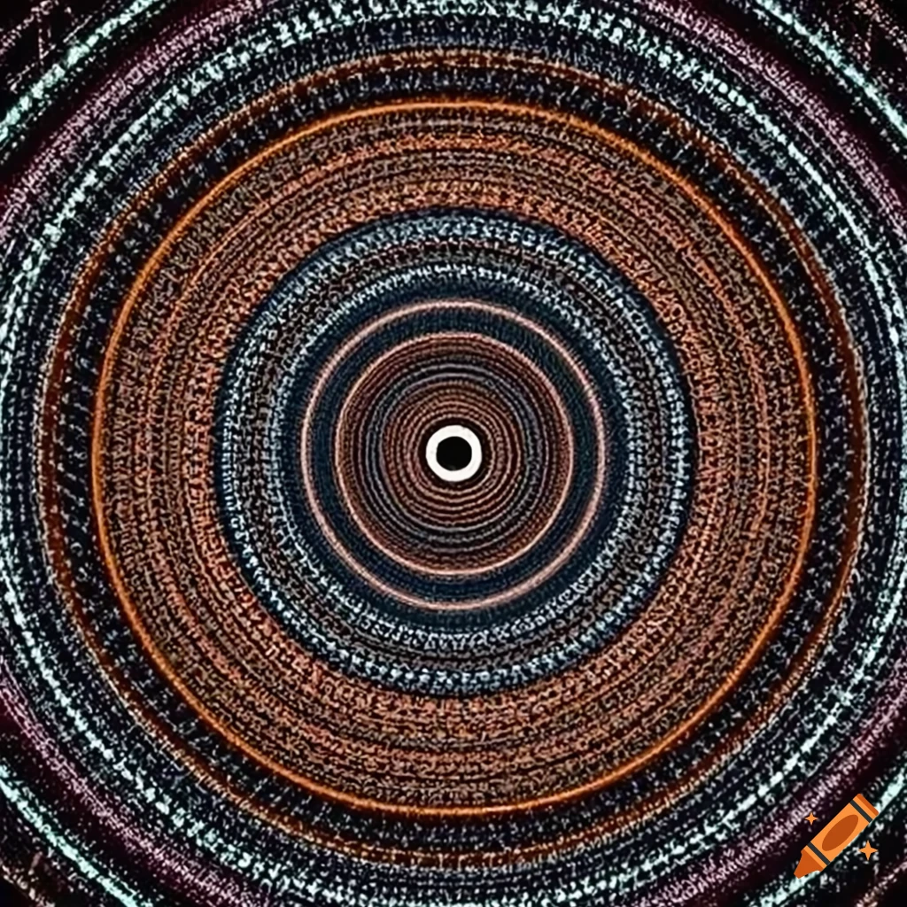 Geometric round pattern