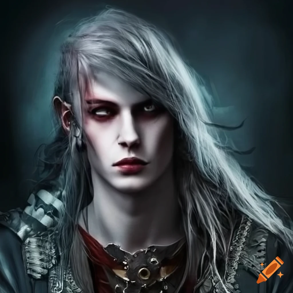 Man men vampire beauty feary rockstar steampunk gothig warrior long ...