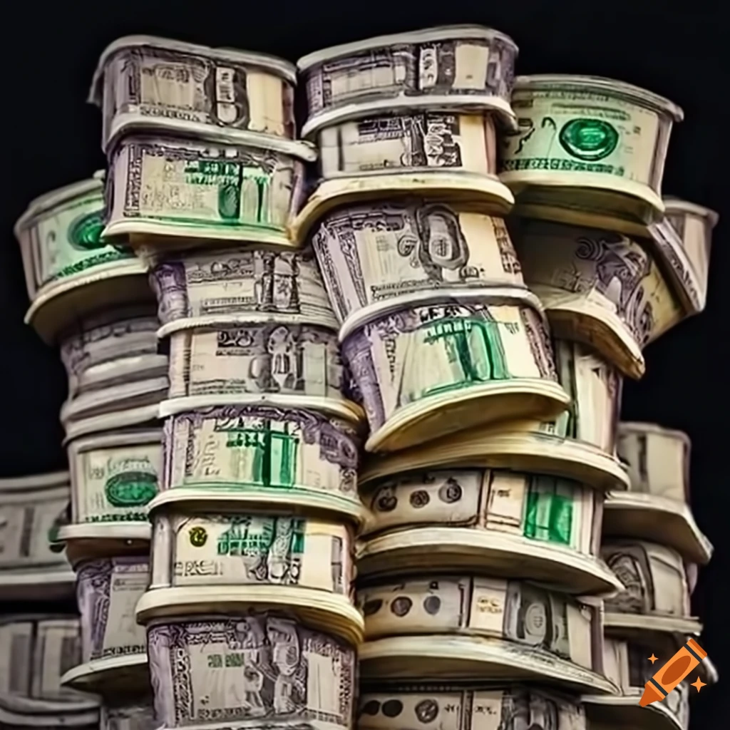 Stacks of money