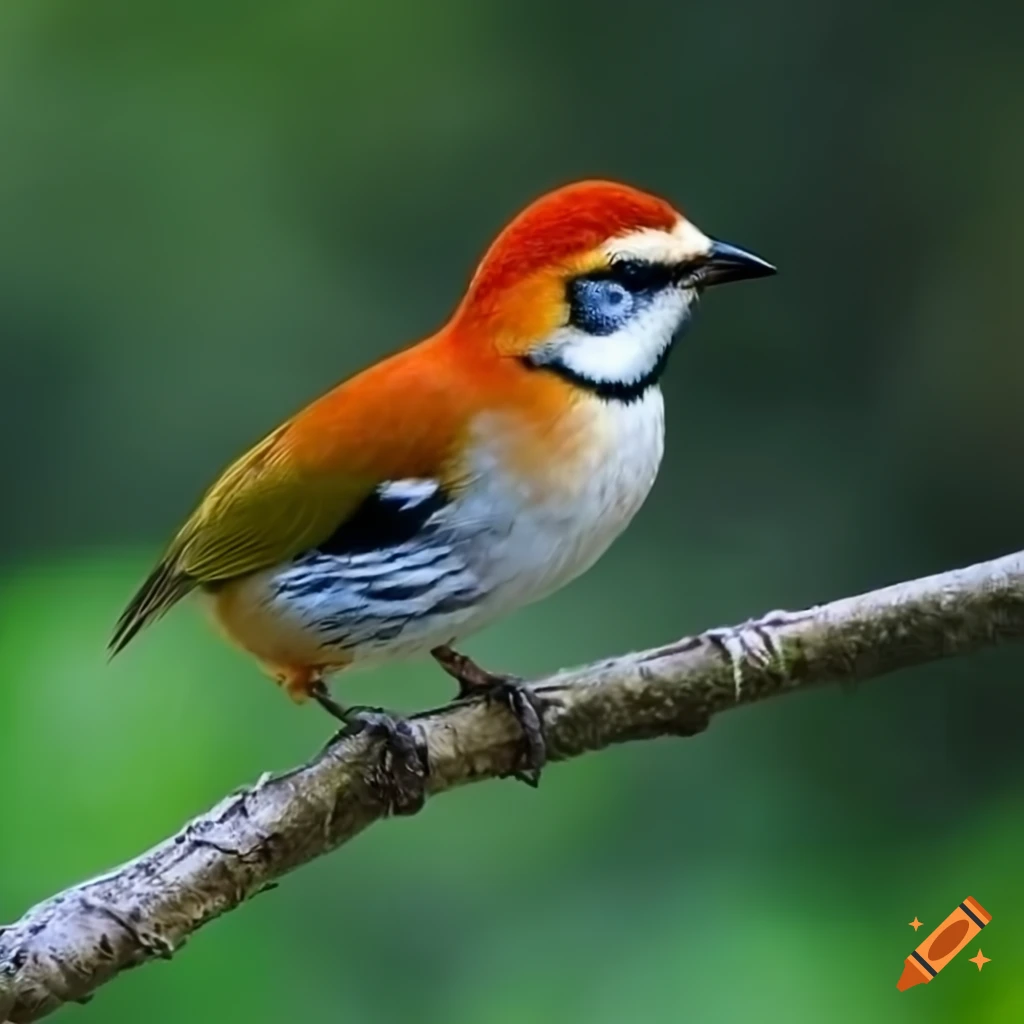 Birds, forest on Craiyon
