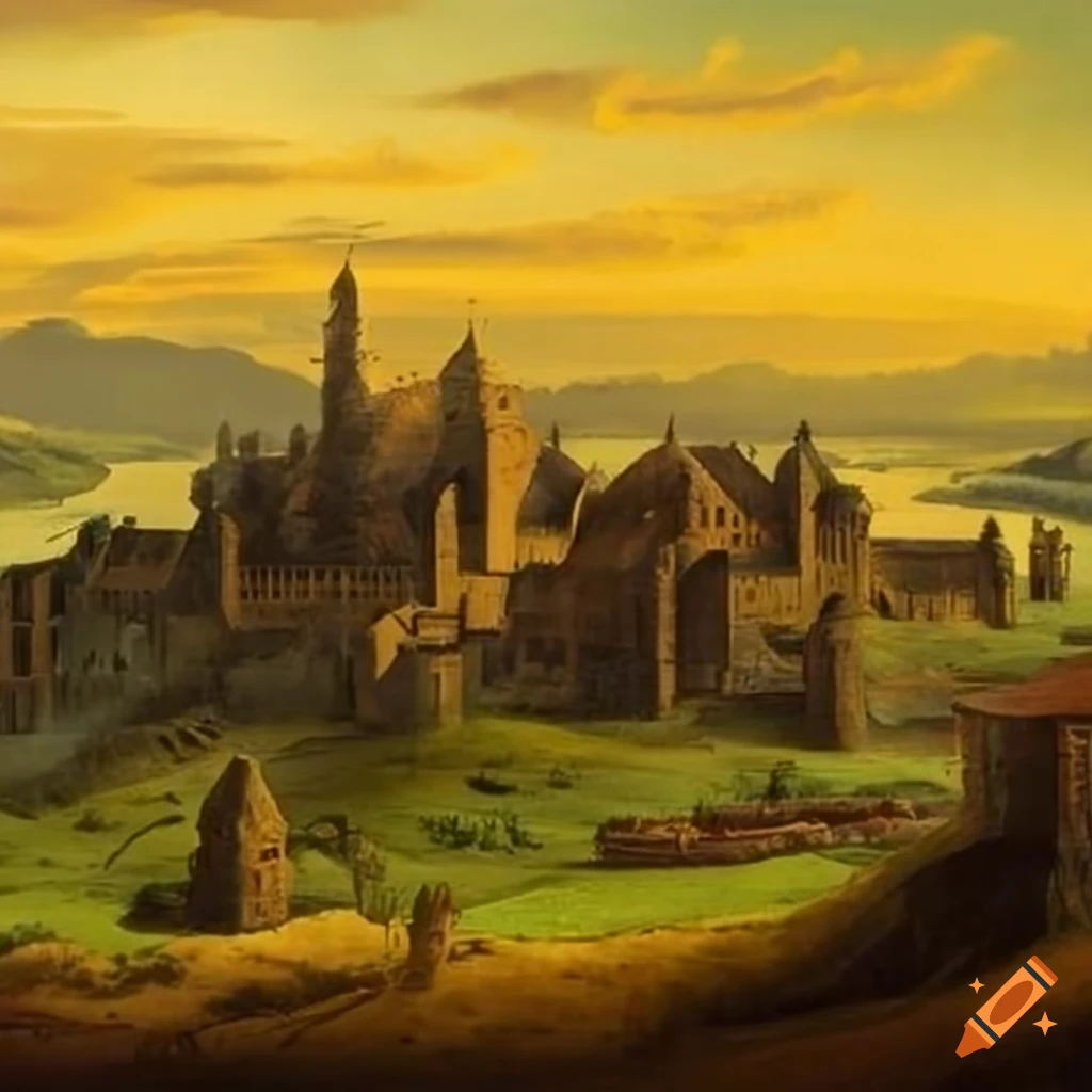 Middle age landscape