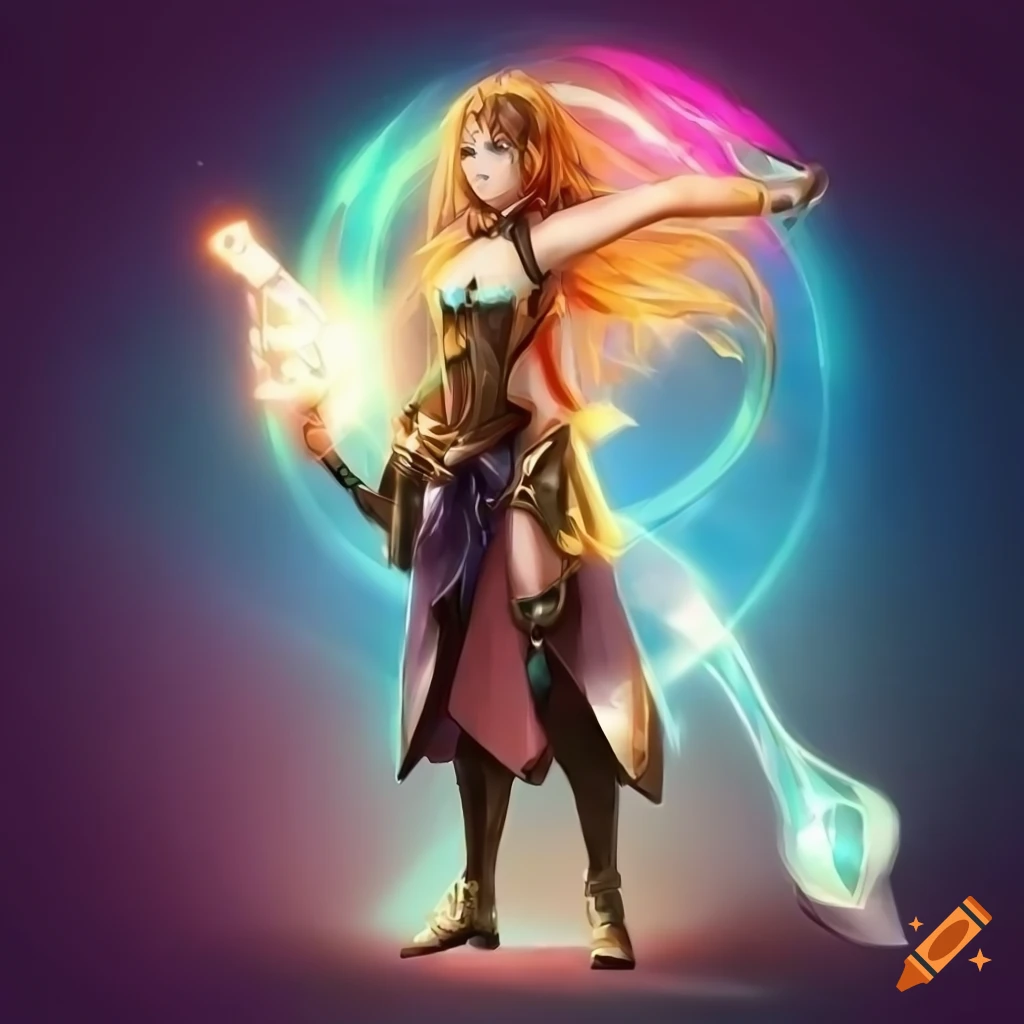 Unique interesting beautiful or handsome powerful well-adorned magical ...