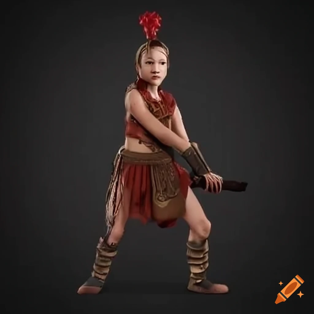 Girl gladiator age 12