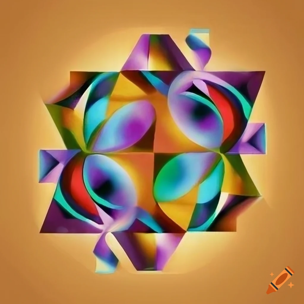 Abstract cubist entropy on Craiyon