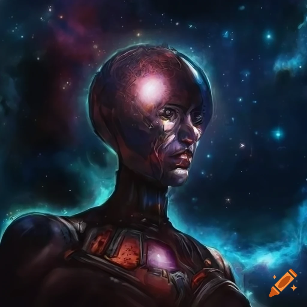 21 sentry sci fi cosmic attack art ultra realistic