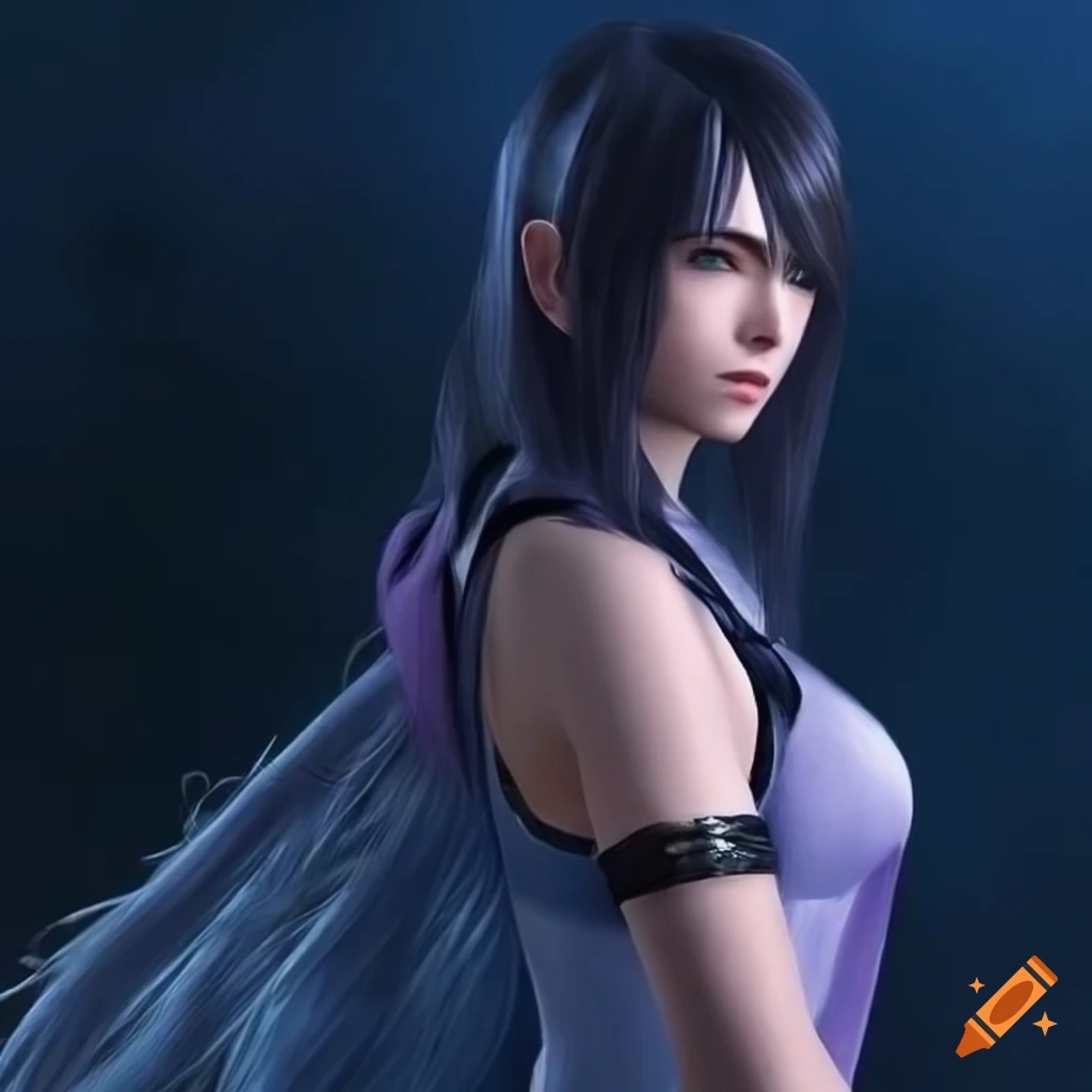 Une photo avec une modèle de linoa de final fantasy 8, pour offrir à mon ami grec, avec un fond ...