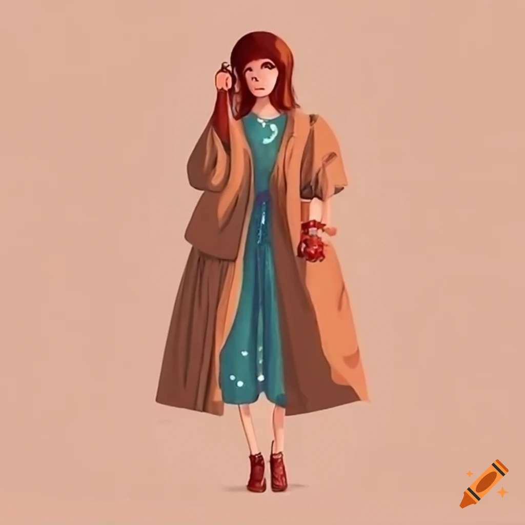 Casual cottagecore outfit on a mannequin