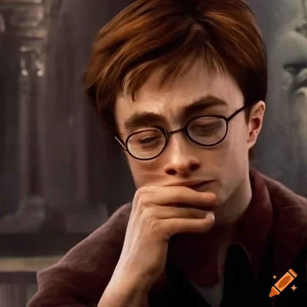 Daniel radcliffe as harry potter sleeping in bed on Craiyon