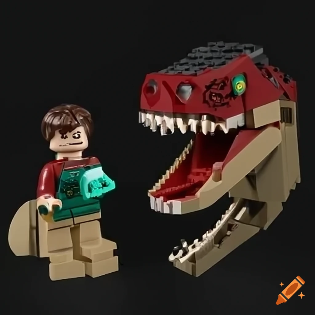 Lego dinosaur set on Craiyon
