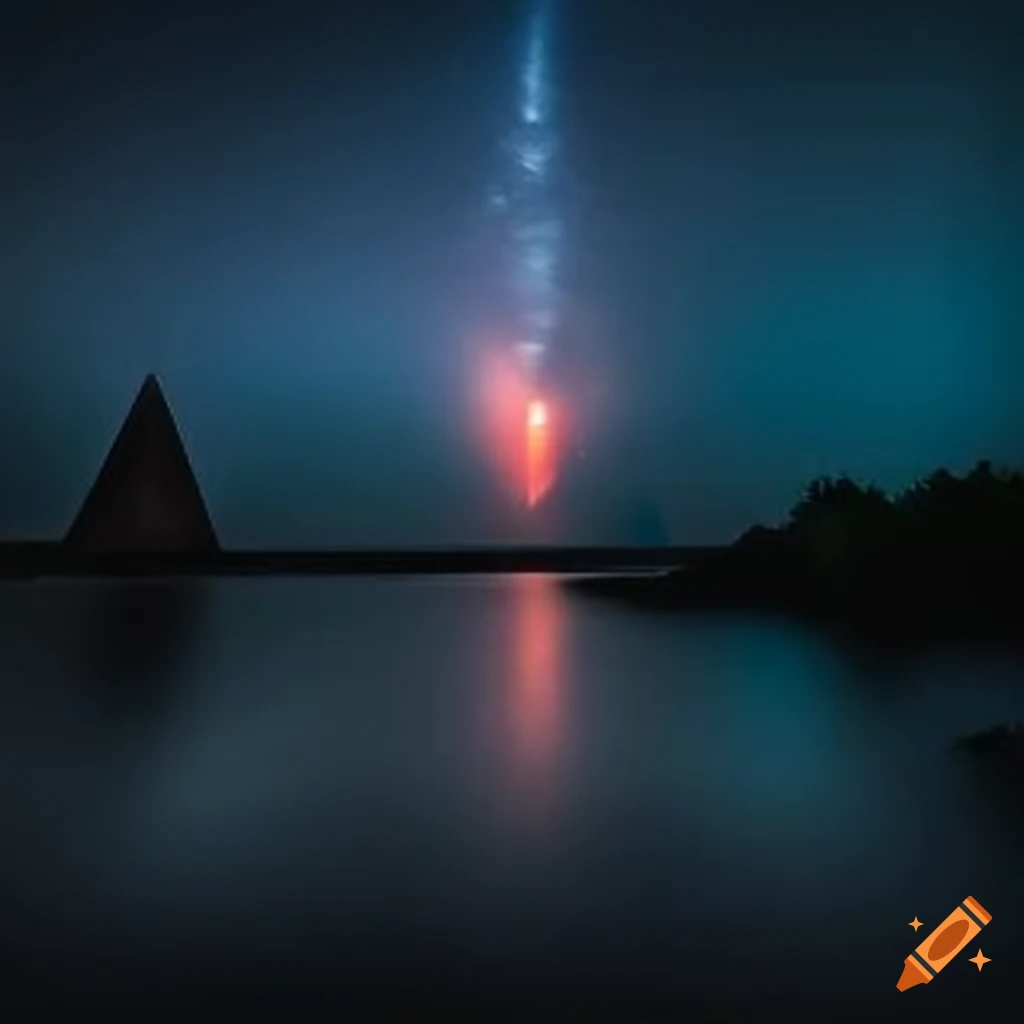 Pyramid rain on Craiyon