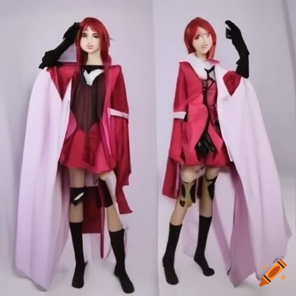 A girl cosplayer is 180cm tall