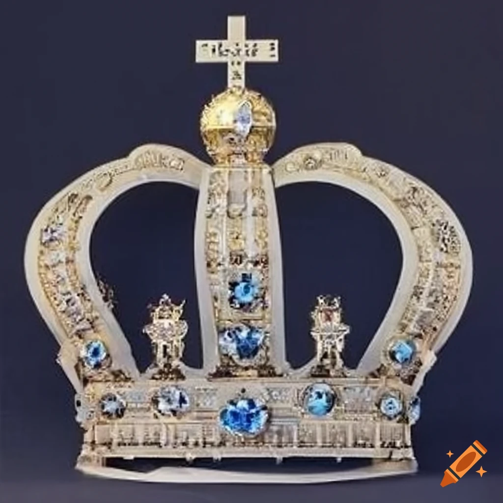 Photograph of the coronation crown of Queen Angela, cheap, beautiful ...