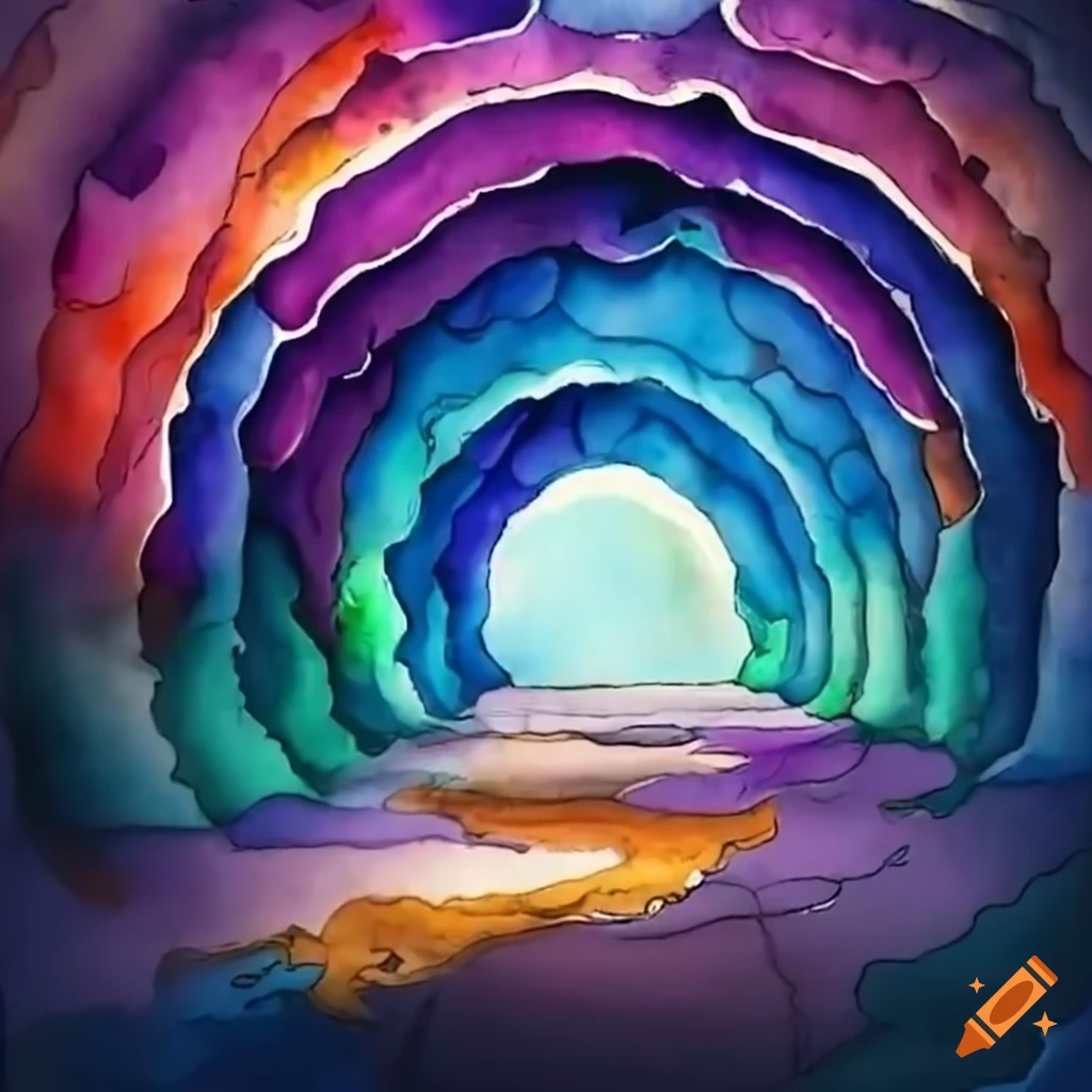 Tunnel animated on Craiyon