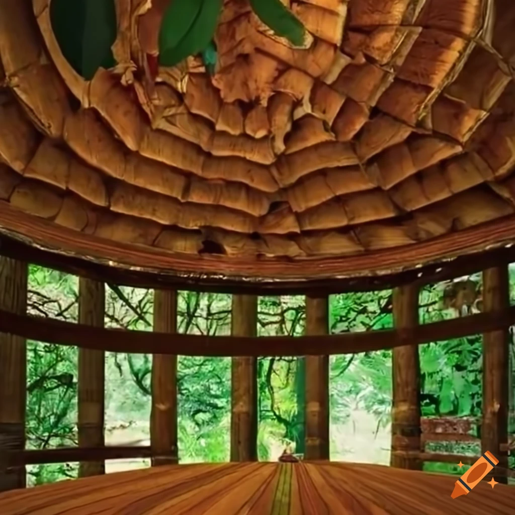 Photo of WoF Rainwings rainforest tree palace. It is a Small circle ...