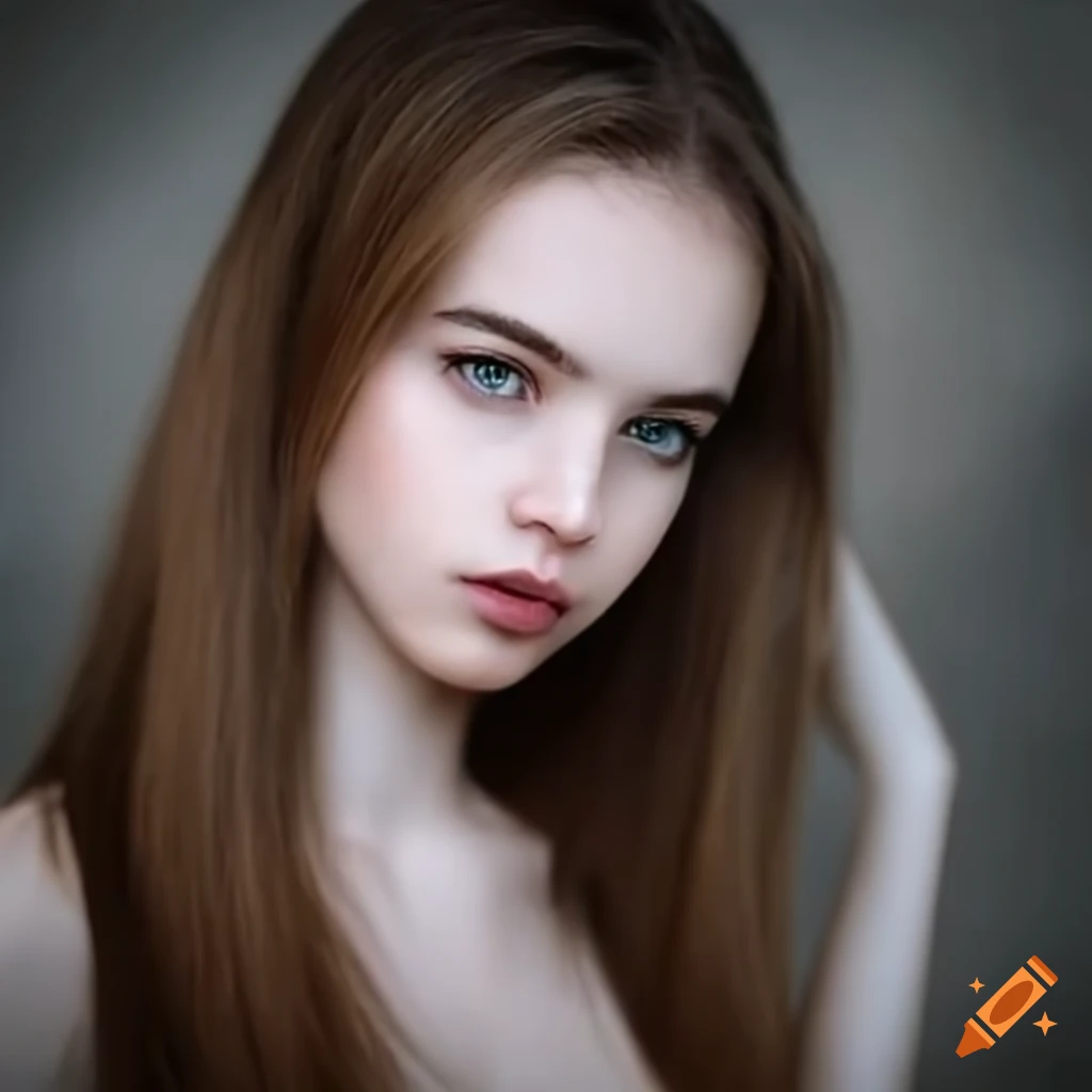 Very beautiful young woman on Craiyon