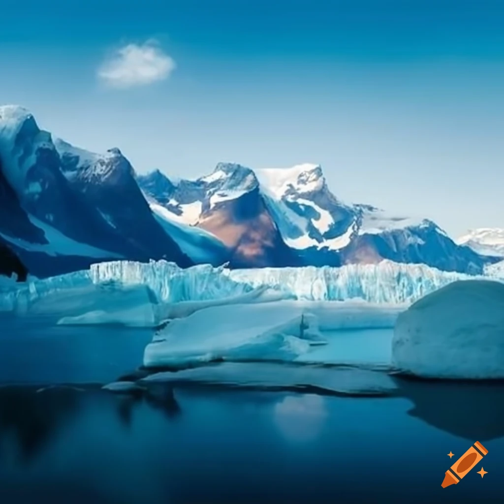 A portrait of a glacier
