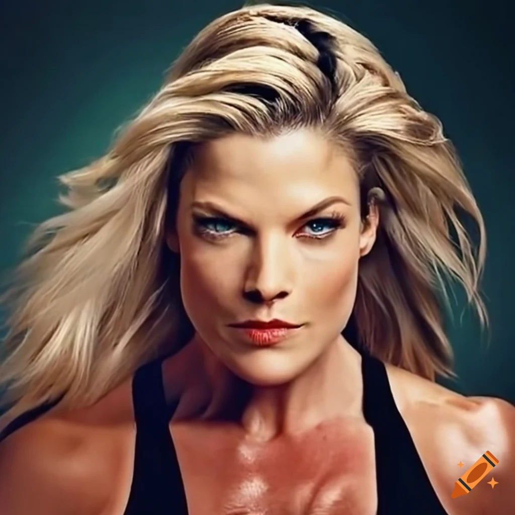 Las vegas bodybuilder ali larter as the heroic mustang sally