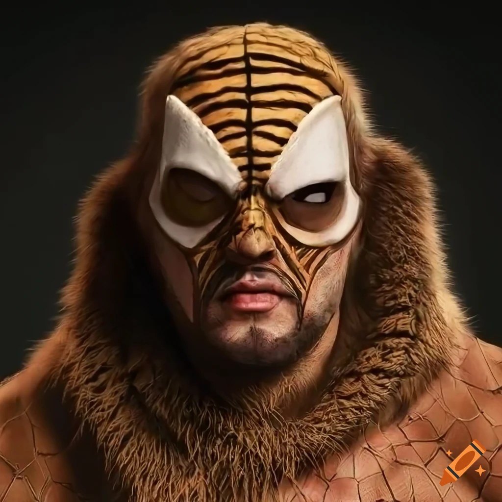 Photorealistic live-action movie still, close up head and torso shot of ...