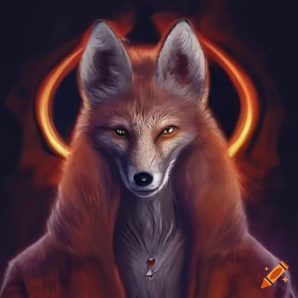 God of foxes, creator of universes on Craiyon