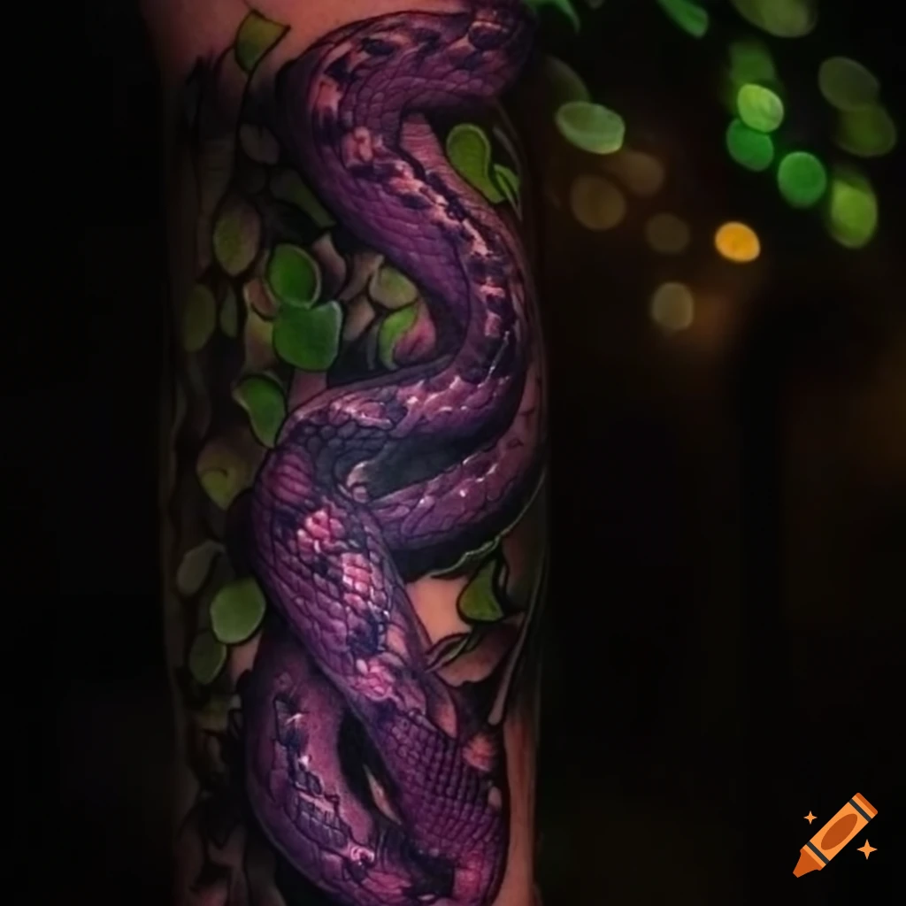 Snake Tattoos On Forearm