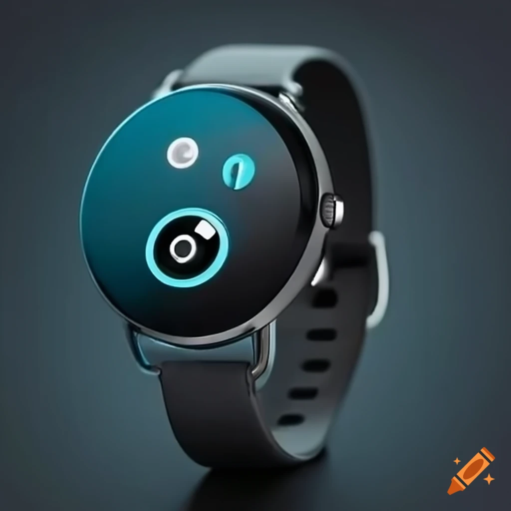 A sleek accenture smartwatch with fitness tracking features on Craiyon