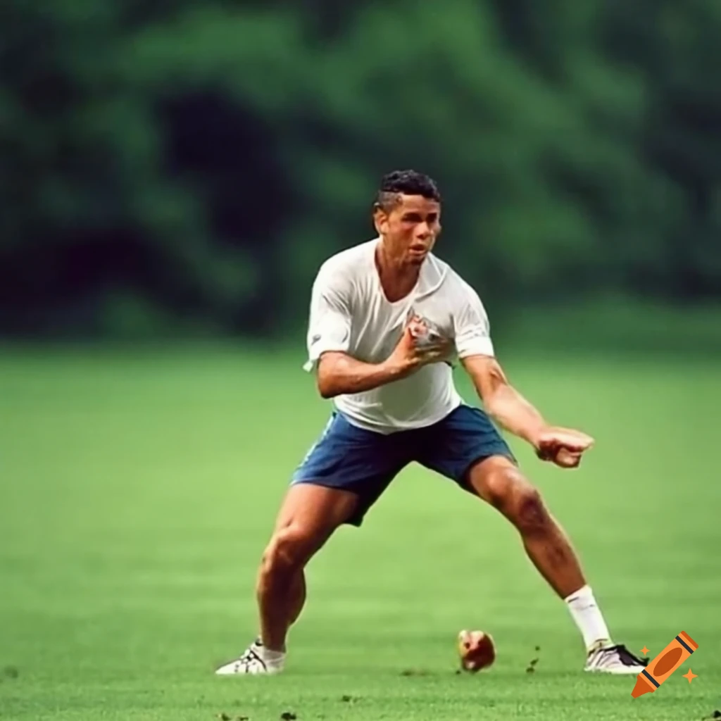 Ronaldo playing cricket