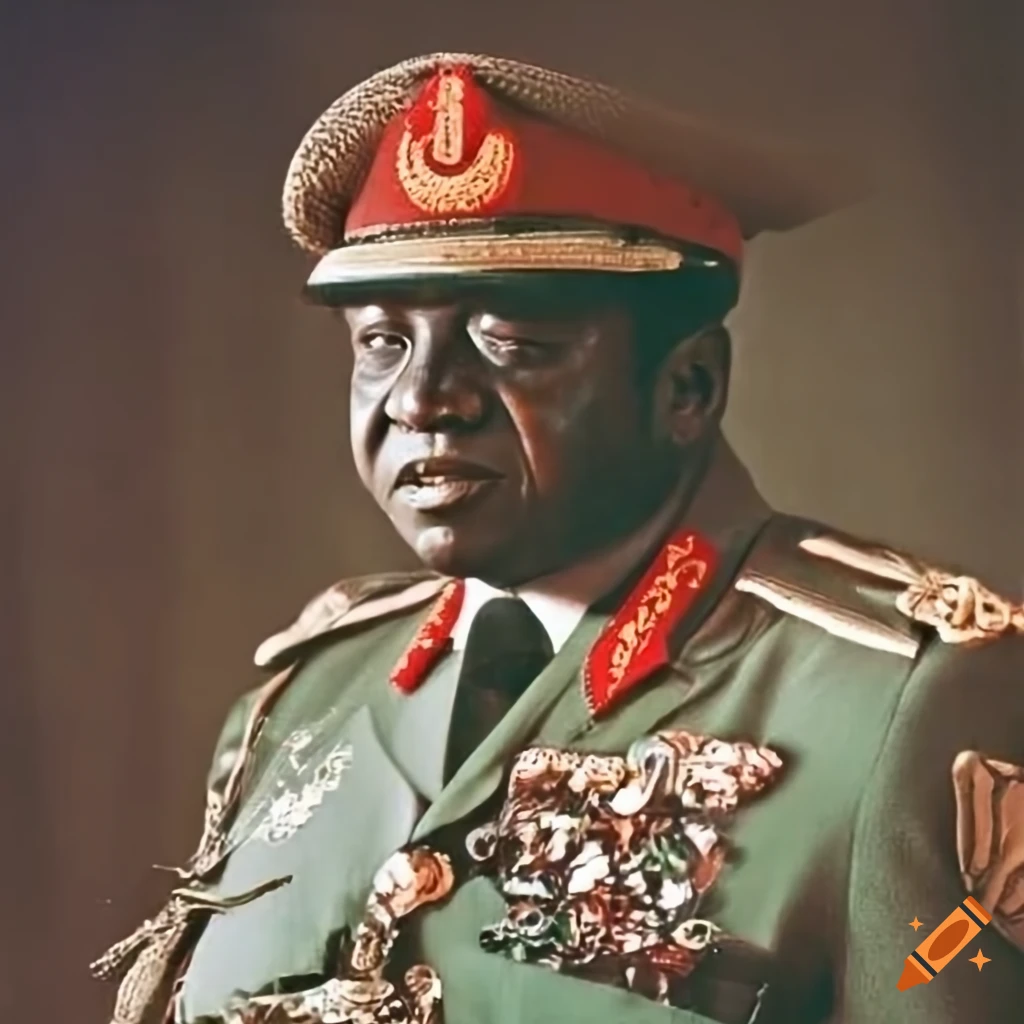 Idi amin 1972 color on Craiyon