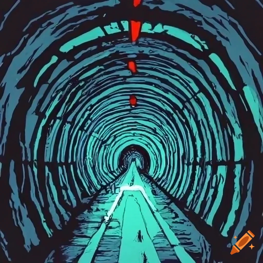 Tunnel animated on Craiyon