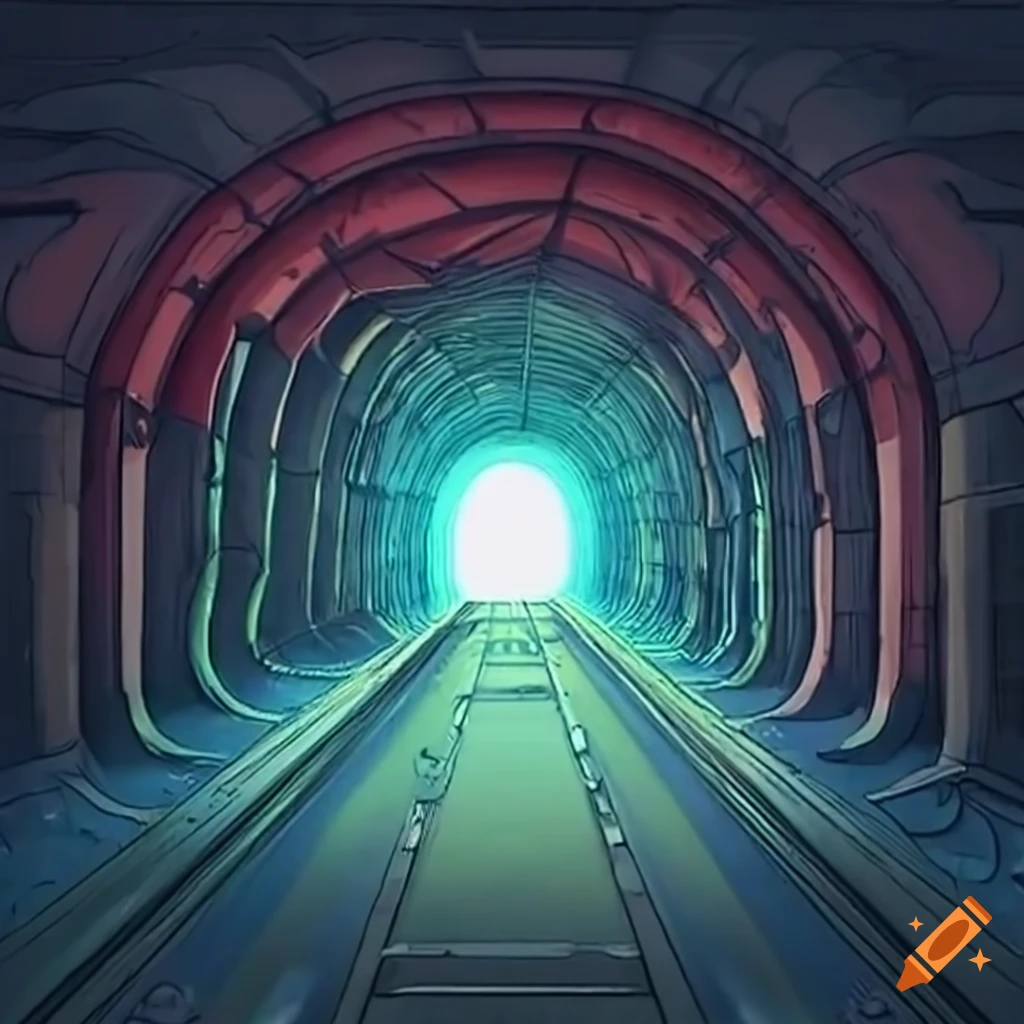 Tunnel animated on Craiyon