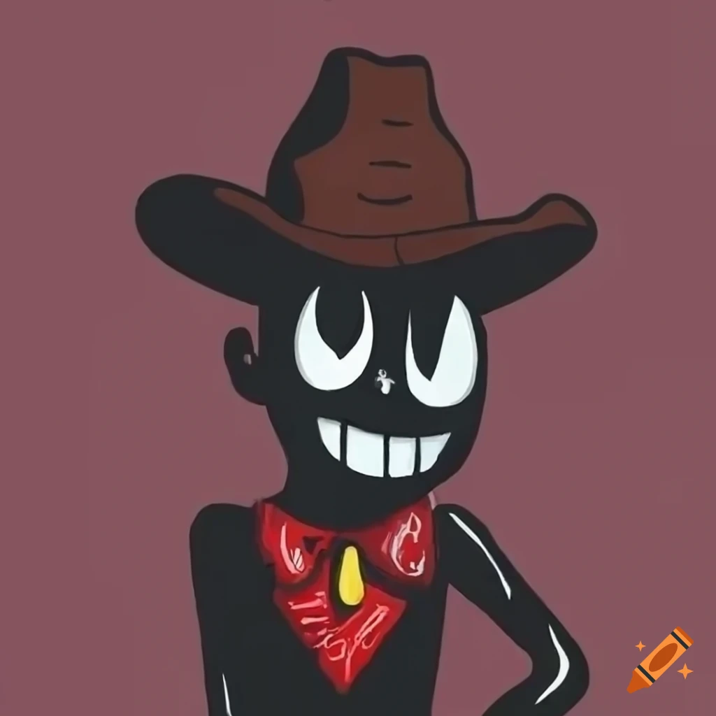 Lil darkie cartoon cowboy