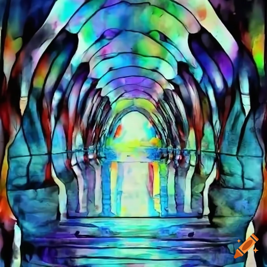 Tunnel animated on Craiyon