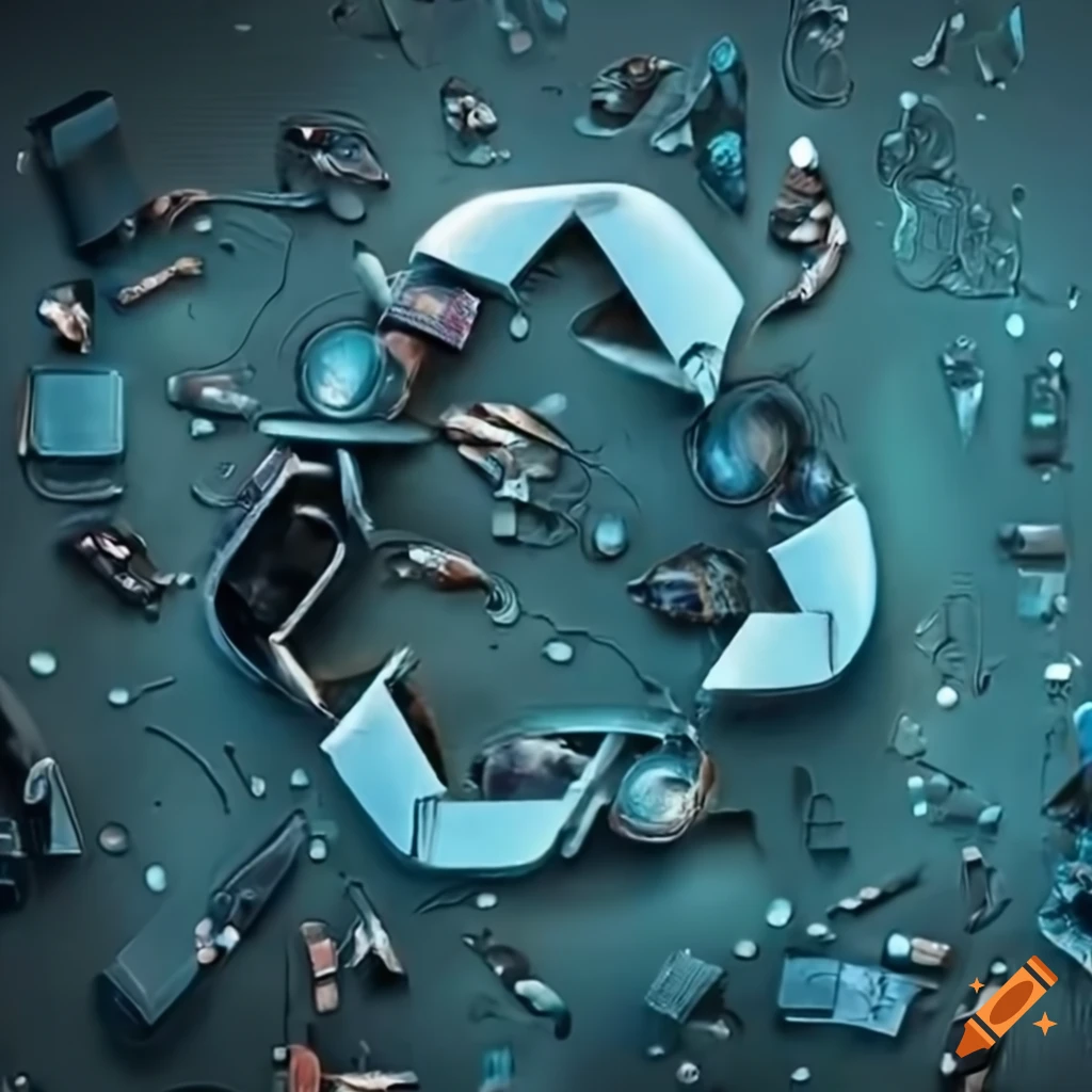 An photo waste recycling with artificial intelligence on Craiyon