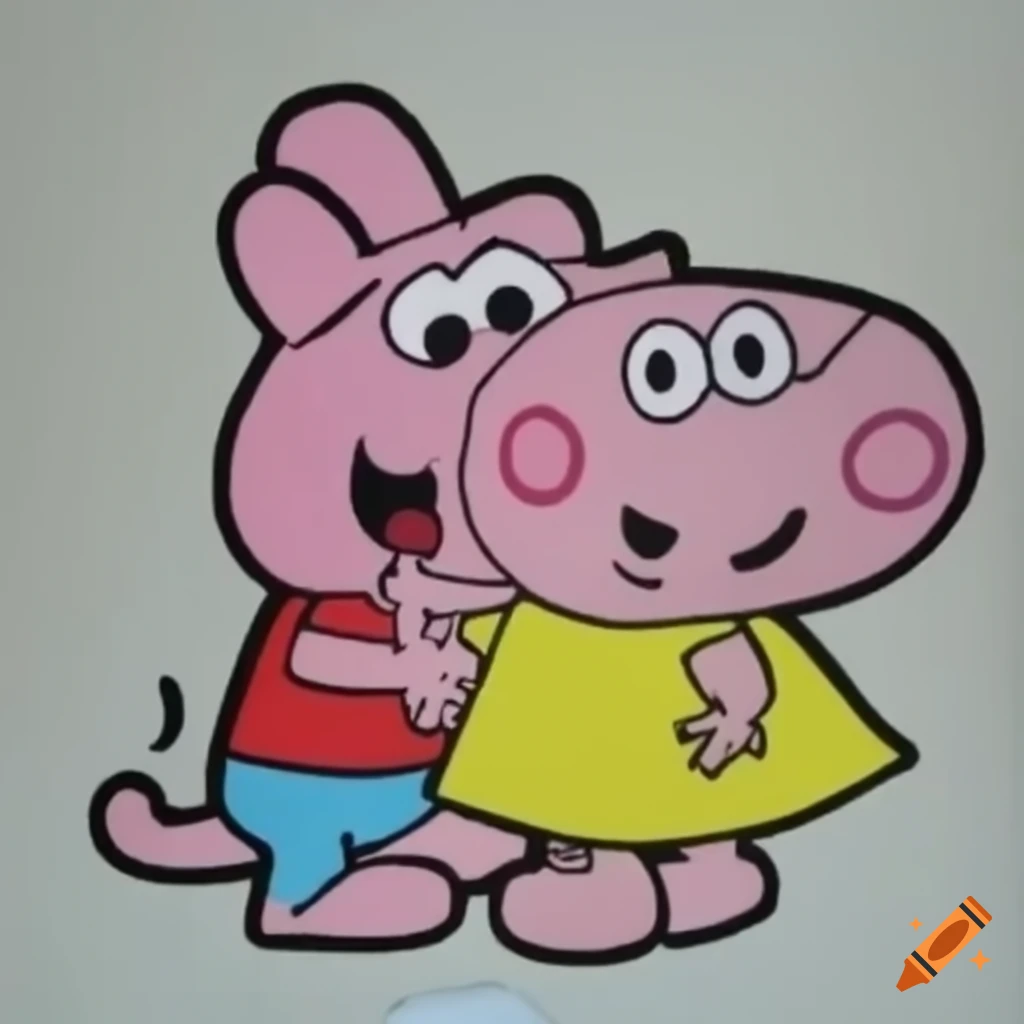 Turma da monica the smurfs peppa pig on Craiyon