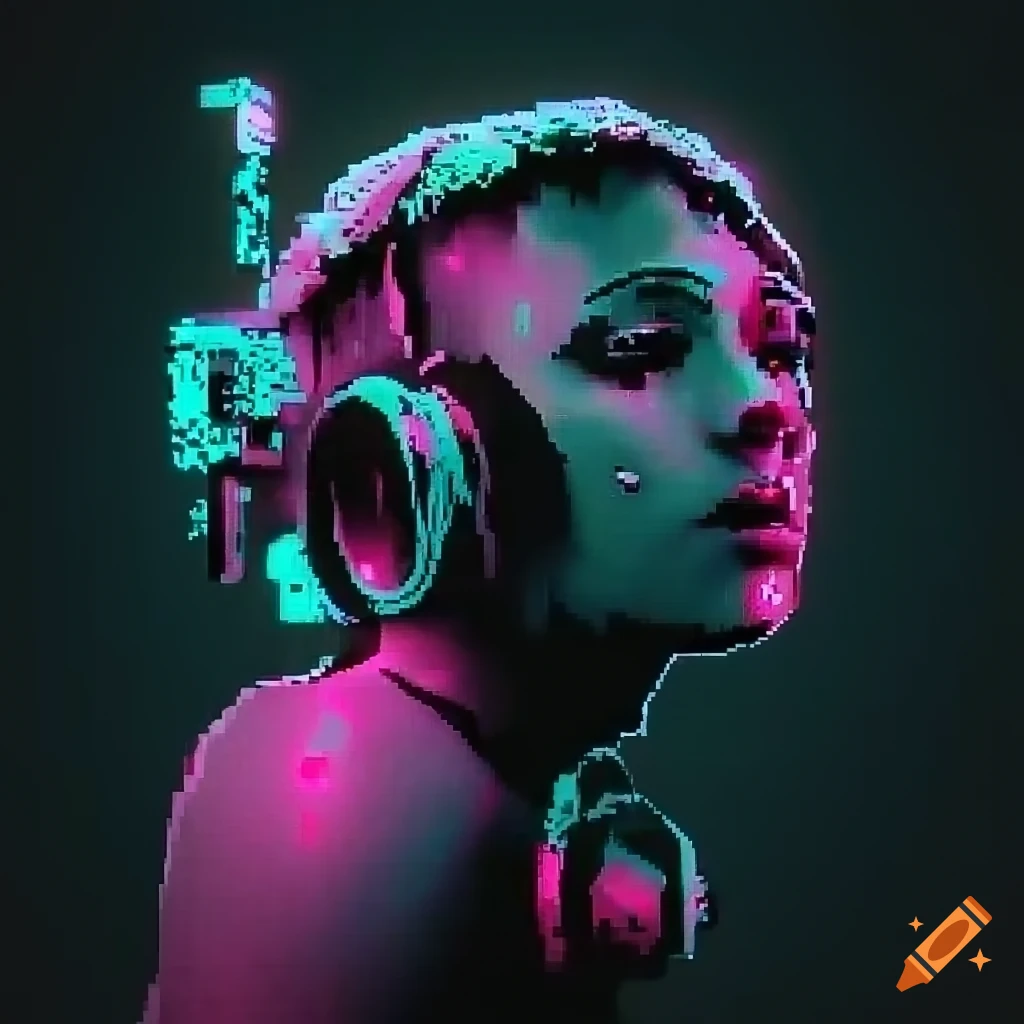 Ascii art details, amiga demoscene, grafiti, banksy, cyberpunk ...