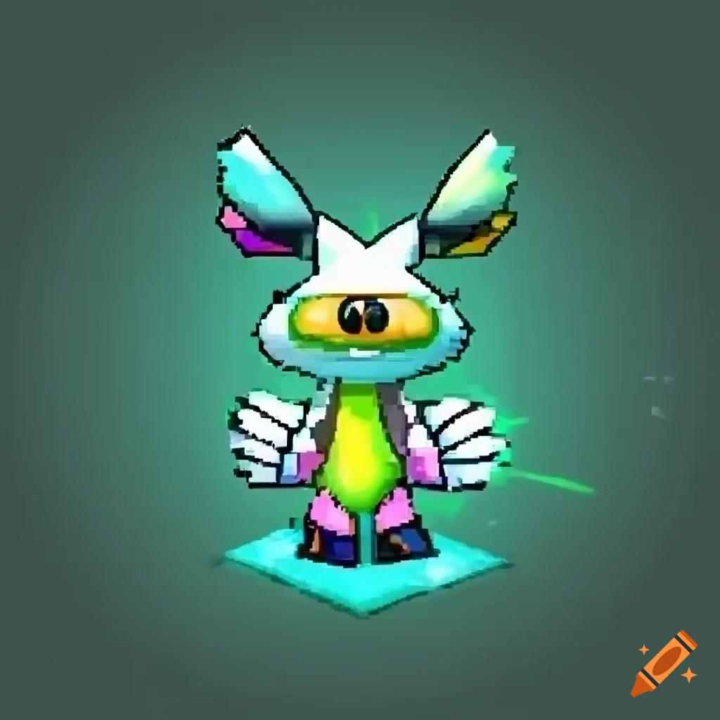 Anthropomorphic geometry dash spider on Craiyon