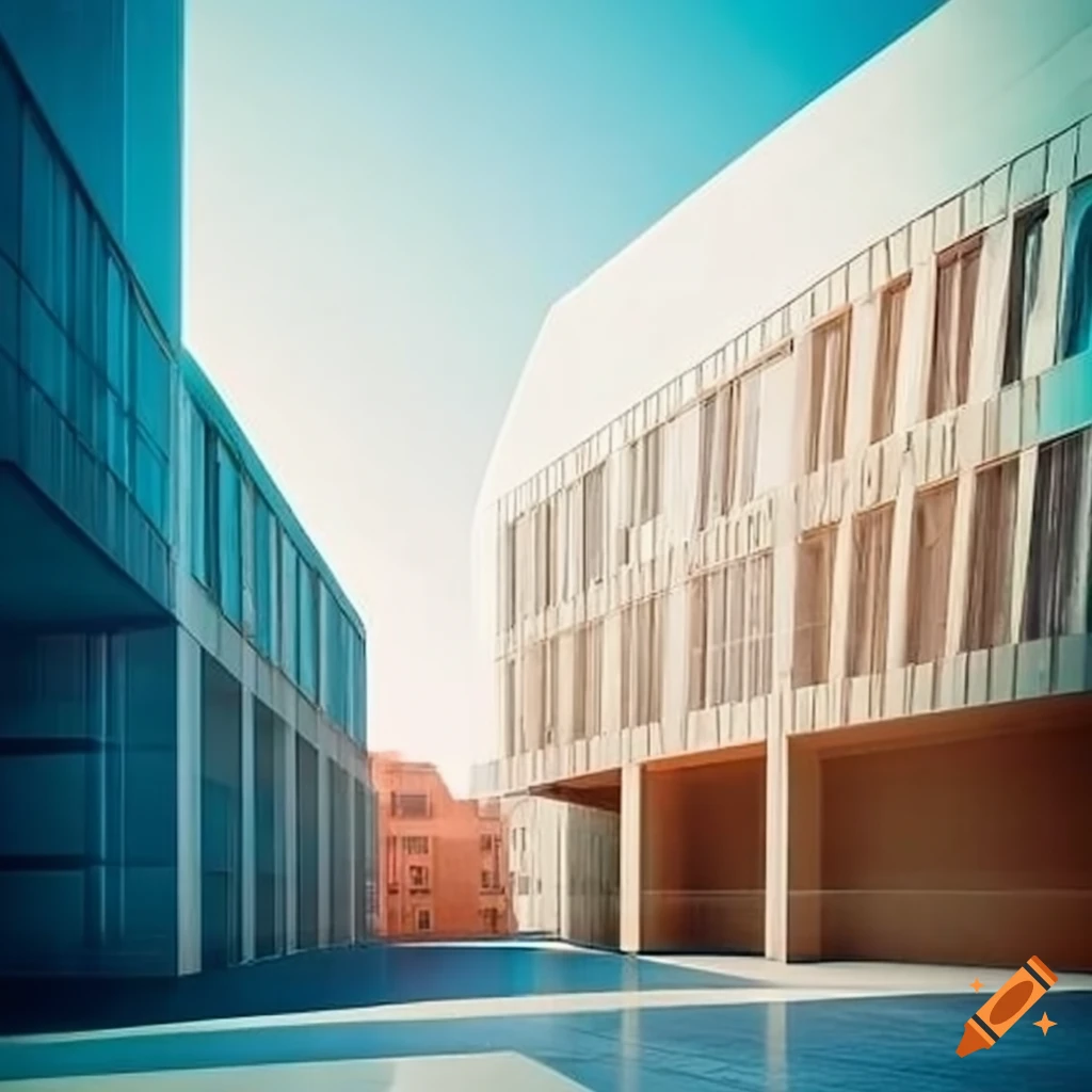 Modern architecture of university