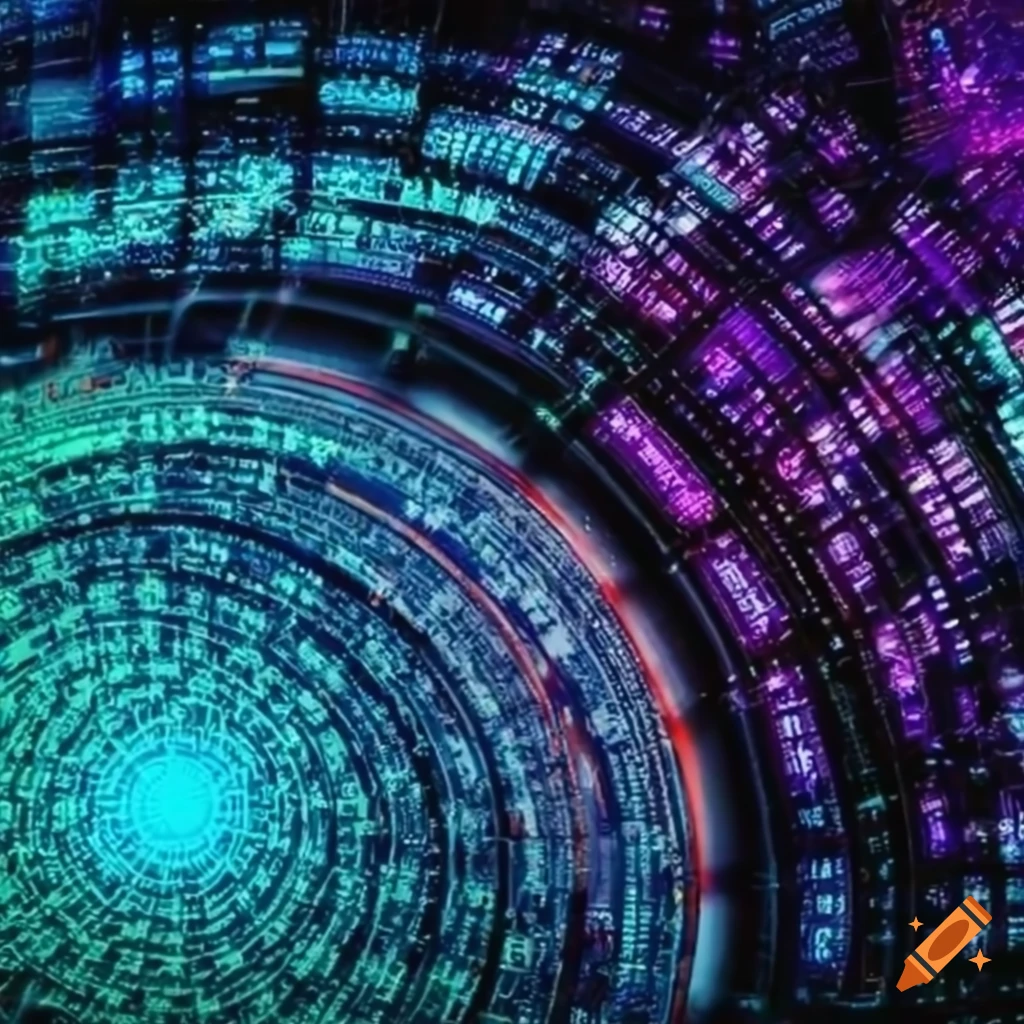 Photographer capturing an advanced ai analyzing complex data