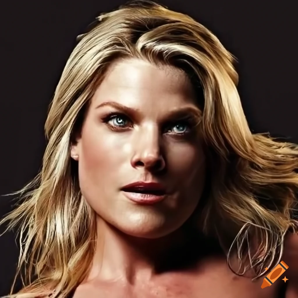 Bodybuilder ali larter as the heroic mustang sally