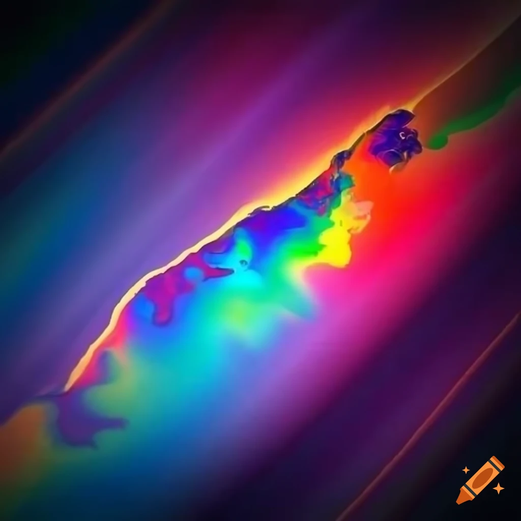 Rainbow reflection map