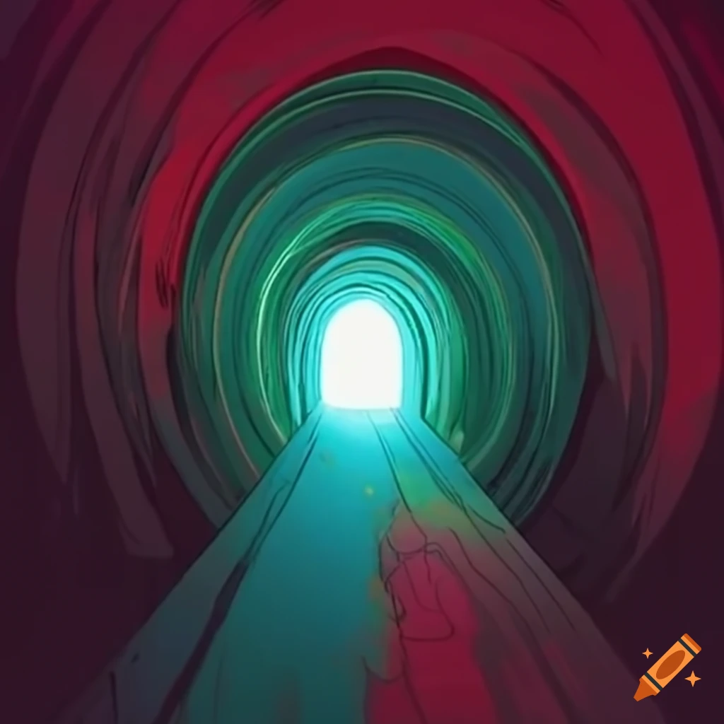 Tunnel animated on Craiyon