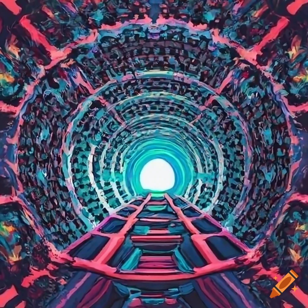 Tunnel animated on Craiyon