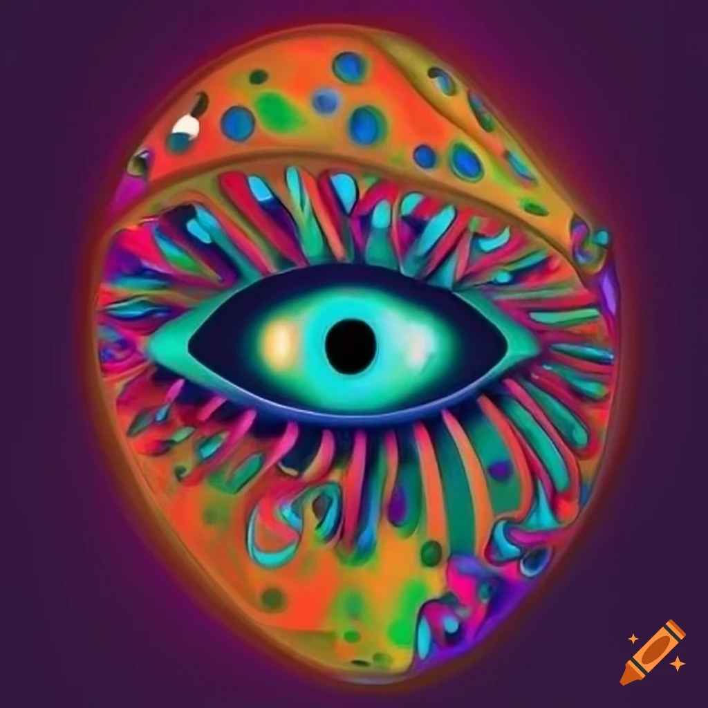 Abstract all-seeing eye