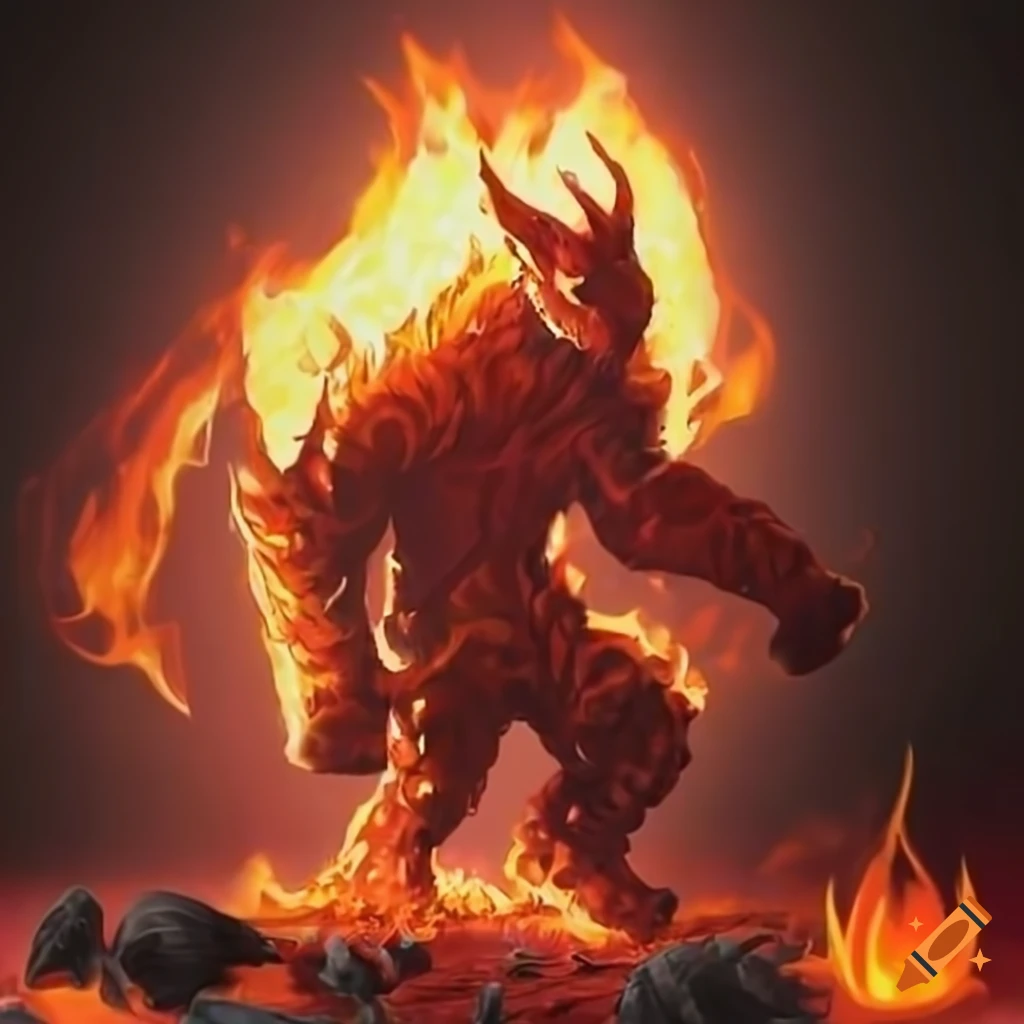 Fire Elemental Monster