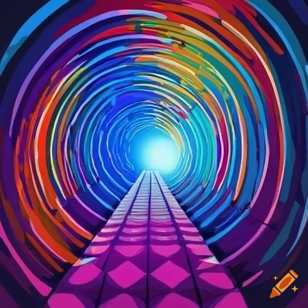 Tunnel animated on Craiyon